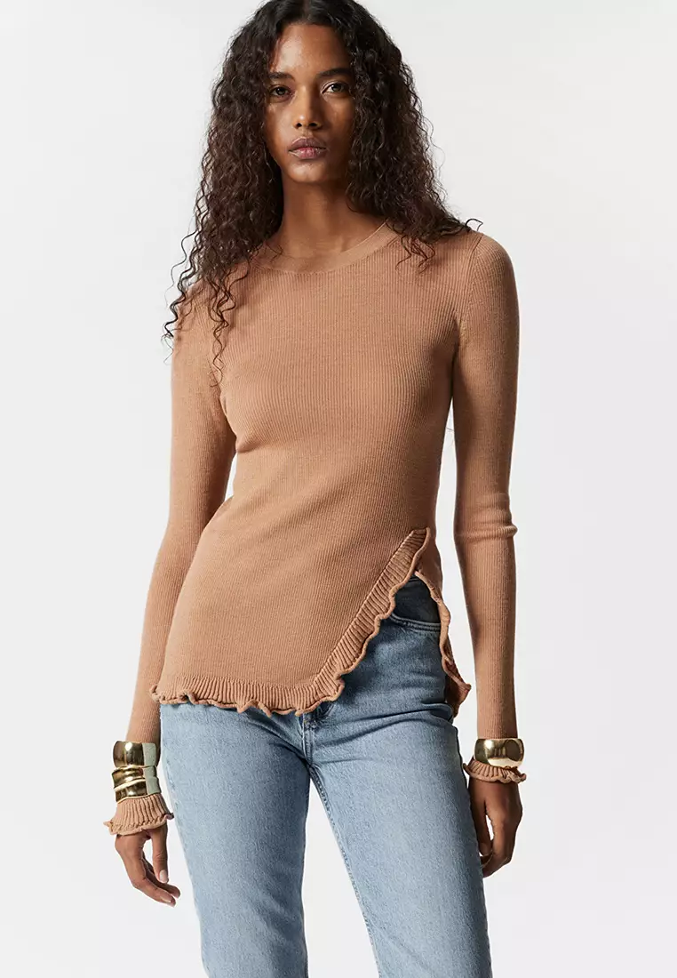 Buy & Other Stories Ruffled-Slit Top 2025 Online | ZALORA Philippines