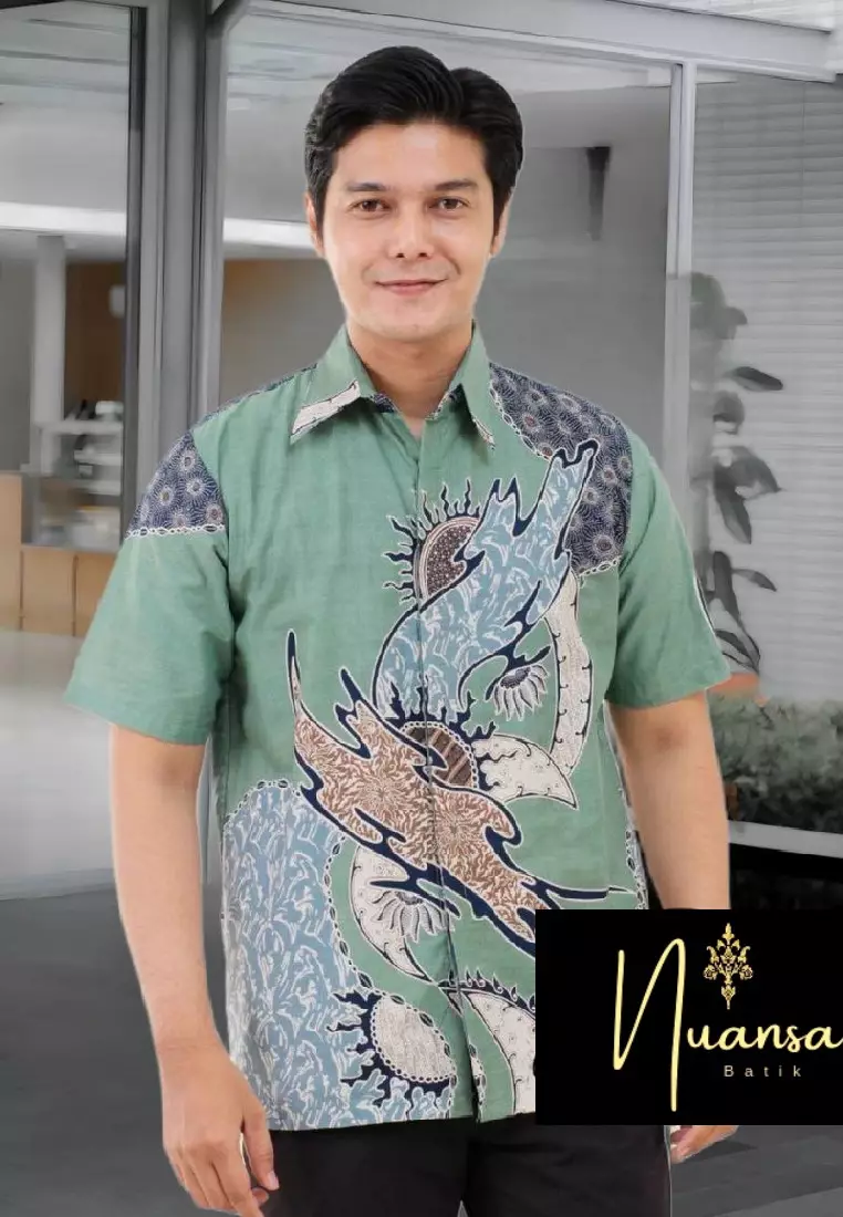 Jual Nuansa Batik Blarak Kemeja Batik Exclusive Premium Pria Casual ...