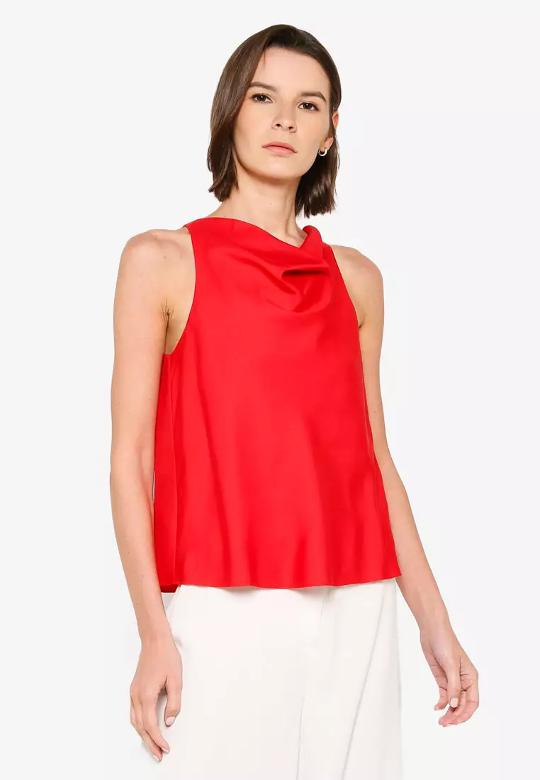 Jual G2000 Drape Front Blouse Original 2025 | ZALORA Indonesia