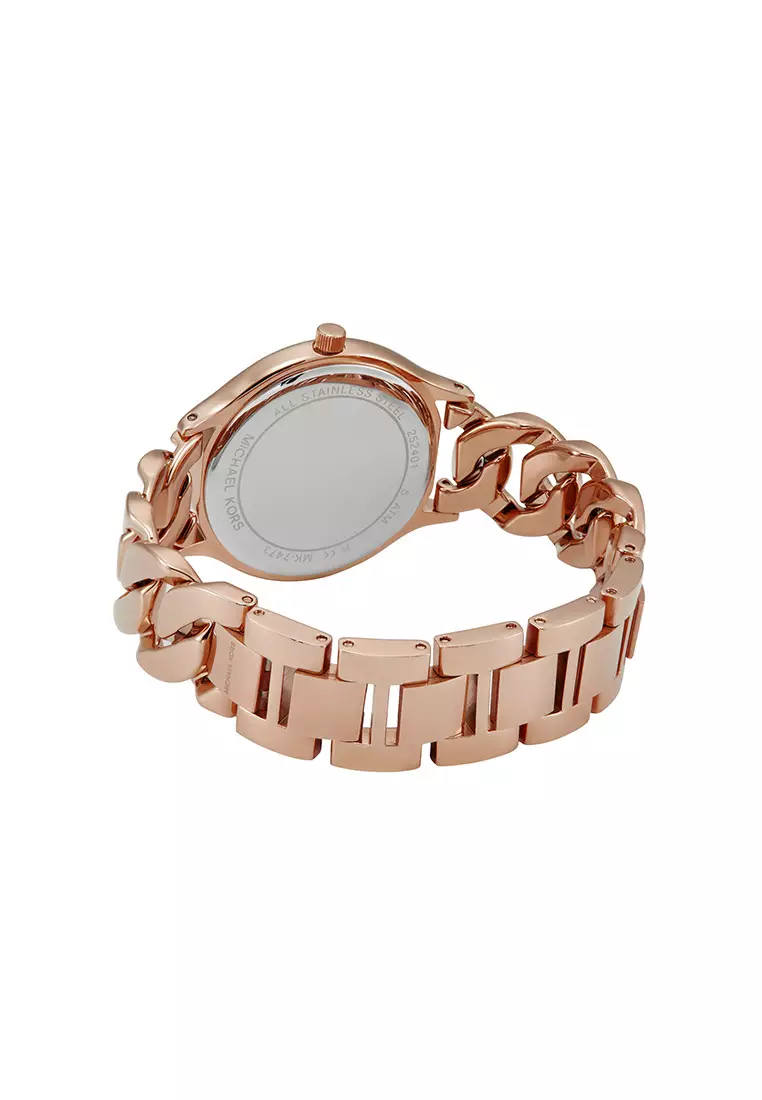 Buy Michael Kors Runway Rose Gold Stainless Steel Watch MK7473 2025 ...