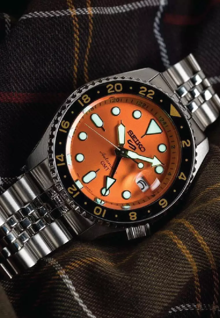 Buy Seiko Seiko 5 Sports Automatic GMT Watch SSK005K1 2024 Online | ZALORA