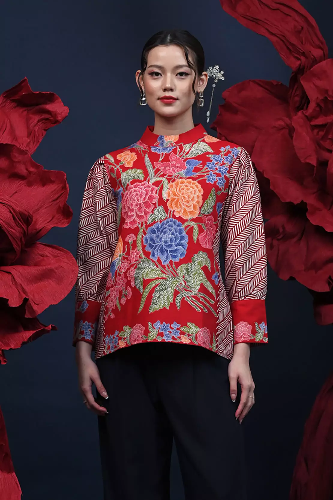 Jual Nona Rara Batik NONA RARA - Stary Encim T3607, Dress Batik Casual ...