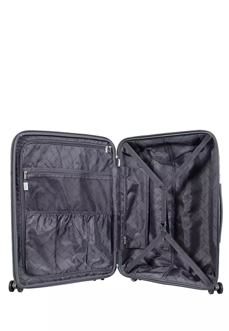 Jual Travel Time Travel Time Koper 24 inci HY825-24 Dark Grey Original ...