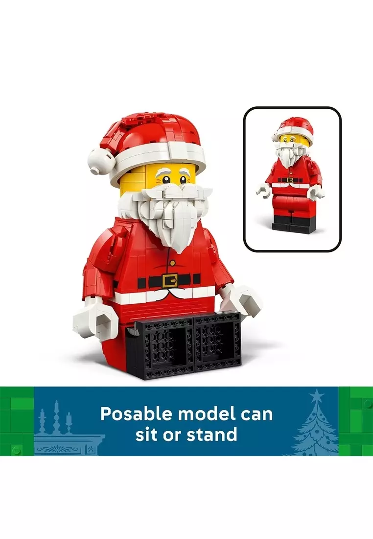Buy LEGO® Seasons and Occasions 40820 Up-Scaled Santa Minifigure, Age ...