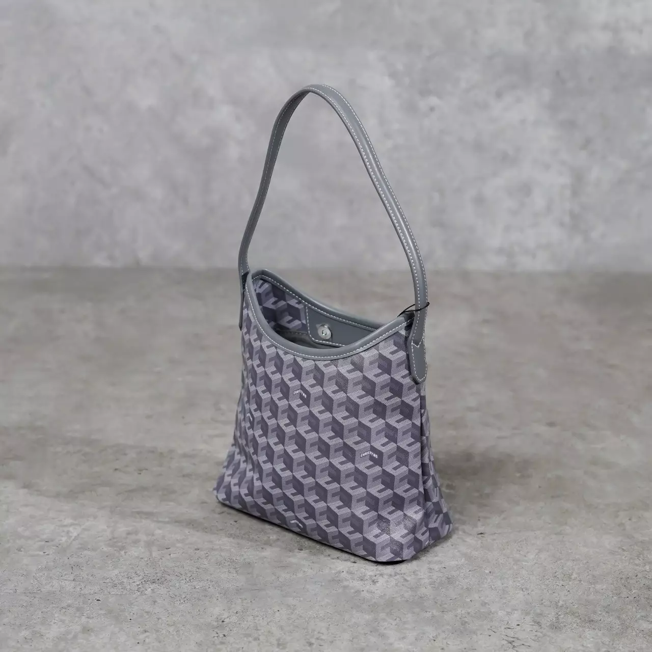 Jual Christy Ng Tas CHRISTY NG ALESSO MONOGRAM PATTERN GREY HOBO BAG MINI 100% ORIGINAL Original ...