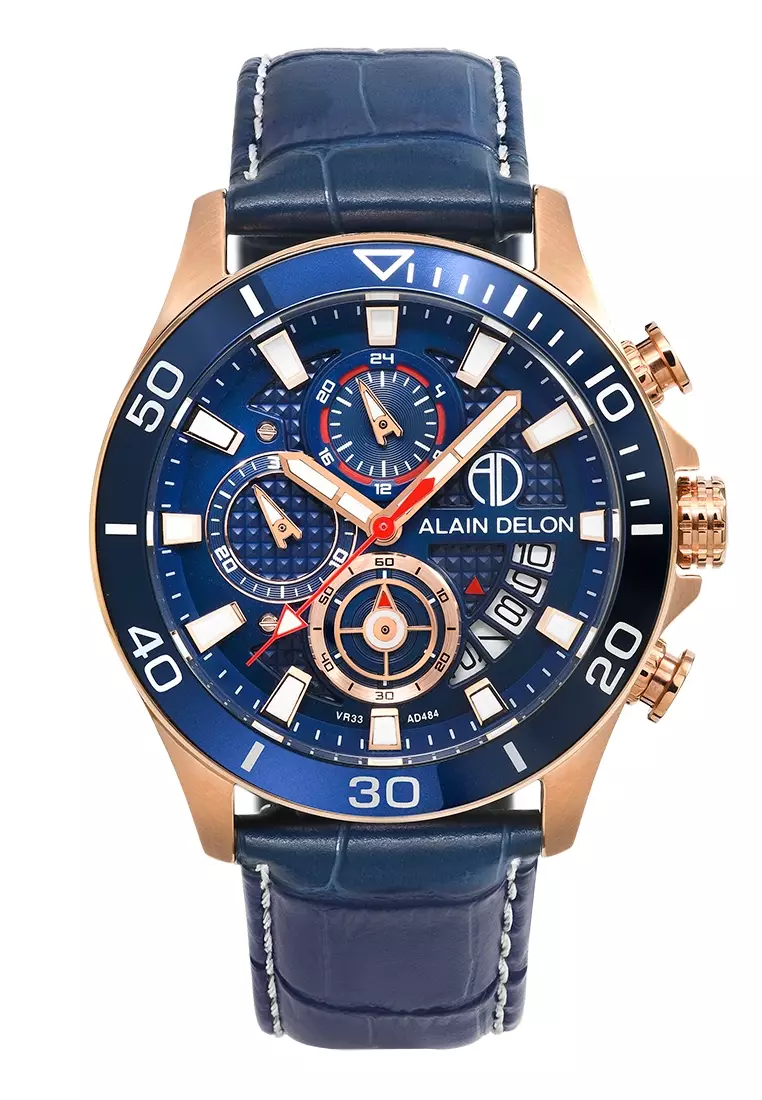 Buy Alain Delon Chronoracer Men Watch Chronograph AD484-1582C Online ...