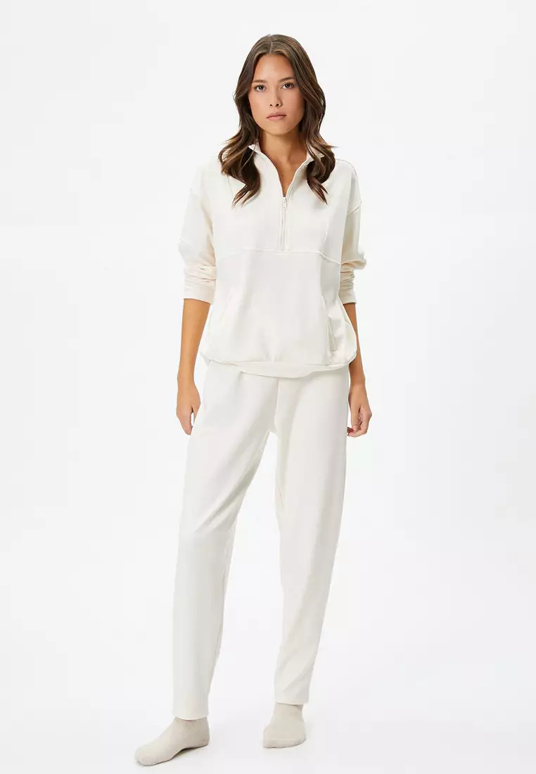 Buy KOTON Jogger Pajama Bottom with Elastic Waist 2026 Online | ZALORA
