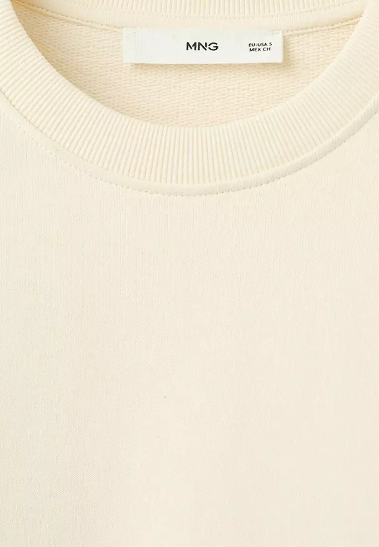 Buy Mango Round-Neck Cotton Sweatshirt 2026 Online | ZALORA Philippines
