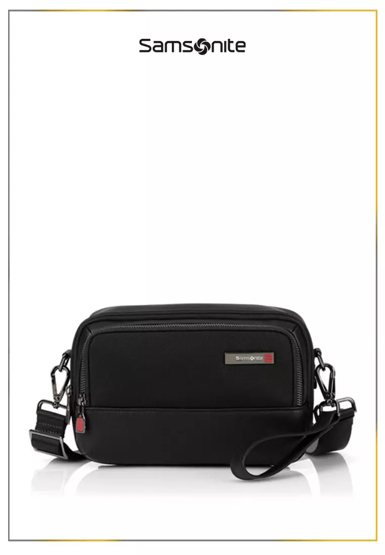 Jual Samsonite Samsonite Sefton 2Way Clucth – Black Original 2025 ...