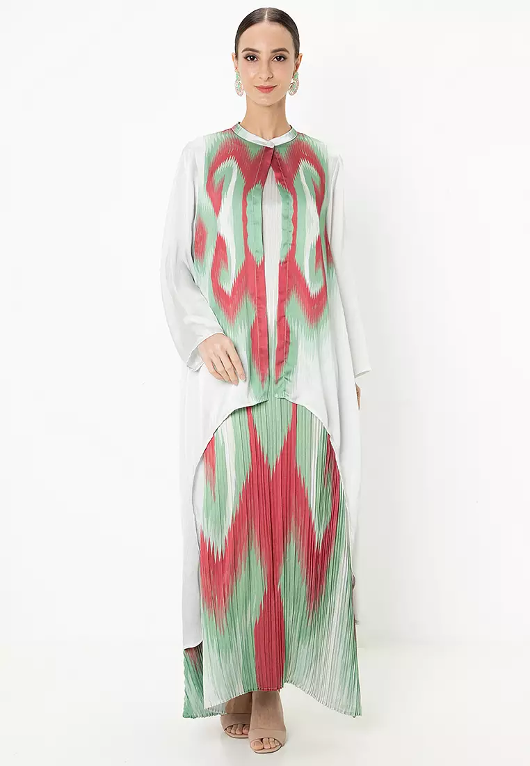 Buy TAS by Tom Abang Saufi Tasla HILO Top with Pleated Slip Dress ...