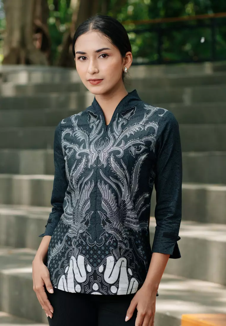 Jual Hadinata Batik Hadinata Batik Wanita Superfine Blouse Ranita Ranvir Original 2025 | ZALORA ...