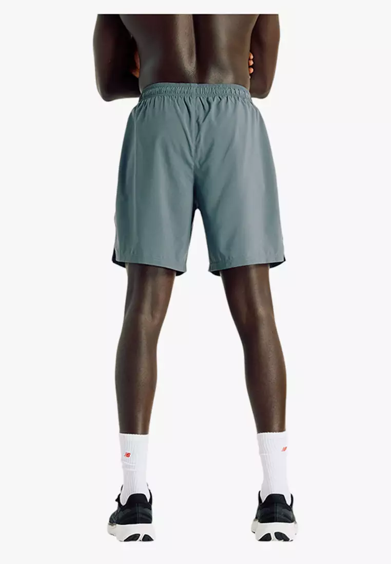 Buy New Balance Sport Lined Men's Short 7" - Grey 2025 Online | ZALORA ...