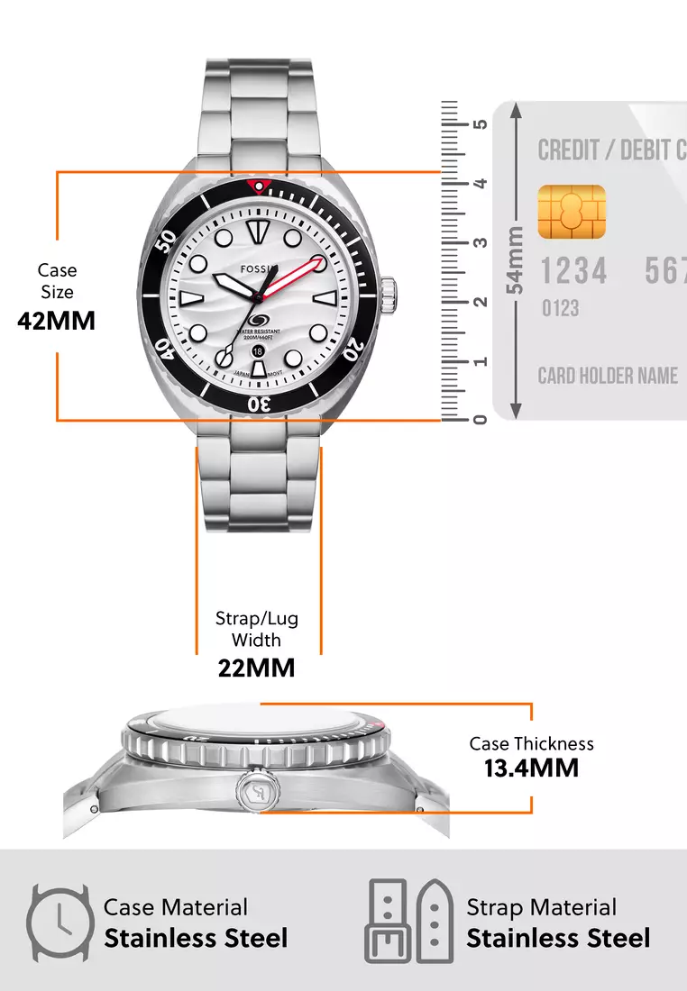 Buy Fossil Fossil Men's Breaker Analog Watch ( FS6063 ) - Quartz ...