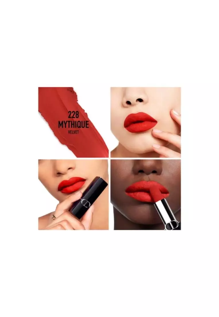 Buy DIOR Dior Rouge Lipstick 228 Mythique Velvet Finish 2025 Online ...