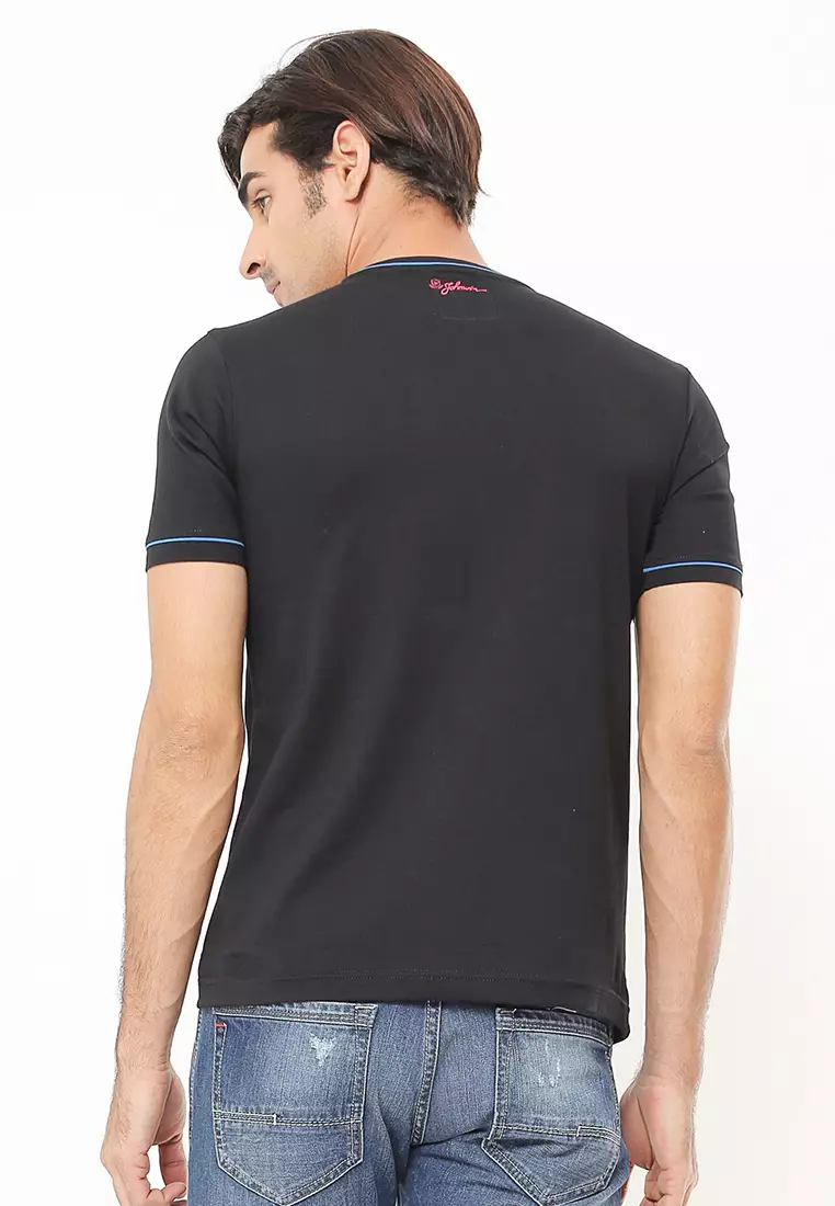 Jual Johnwin Johnwin - Slim Fit - Kaos Casual Active - Sablon Warna ...