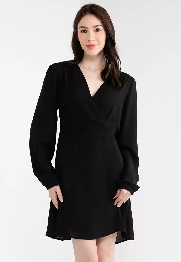 Buy ONLY Alma Poly Long Sleeves Riley Dress 2025 Online | ZALORA ...