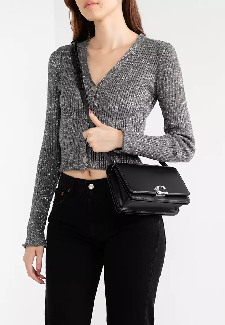 Buy Coach Bandit Leather Crossbody Bag (cq) 2026 Online | ZALORA ...