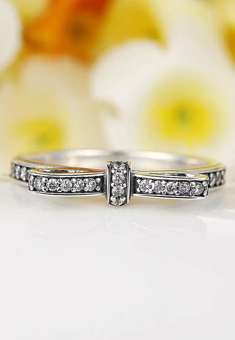 Buy 925 Signature Solid 925 Sterling Silver Embellished with Cubic ...