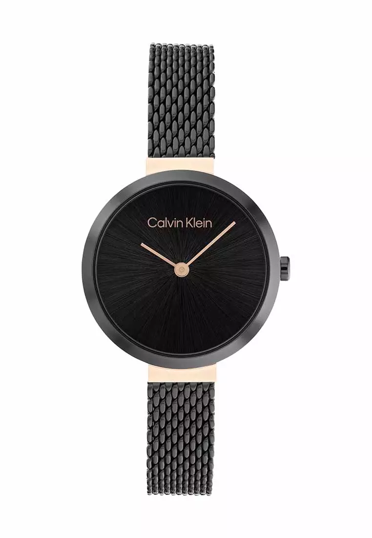 Buy Calvin Klein Minimalistic T Bar 28Mm Mesh Women's Watch Ionic ...