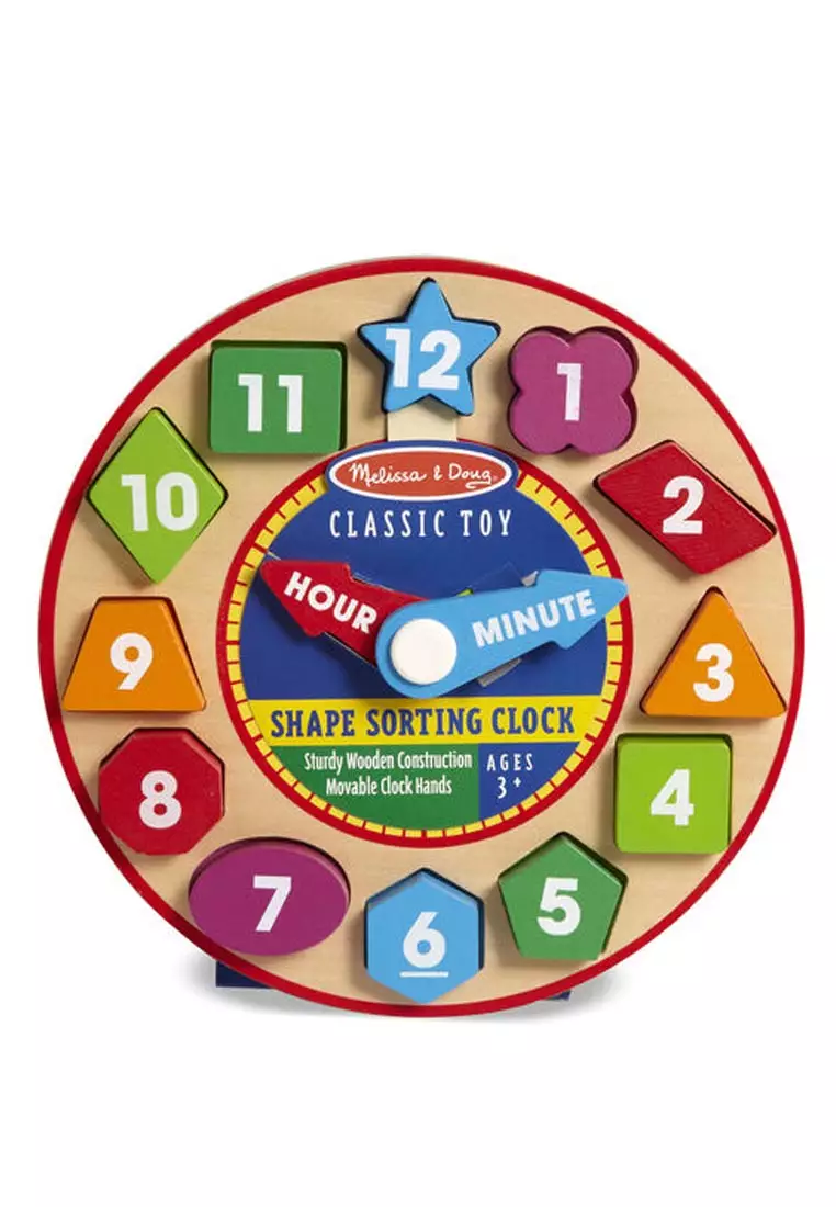 Buy Melissa & Doug Melissa & Doug Shape Sorting Clock - Numbers ...