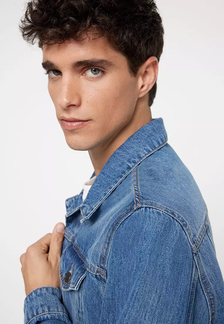 Buy Springfield Basic Denim Jacket 2025 Online | ZALORA Philippines