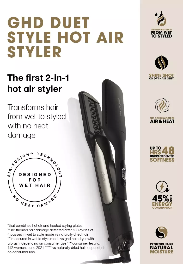 Buy Ghd Ghd Duet Style Hot Air Styler In Black The First 2 In 1 Hot