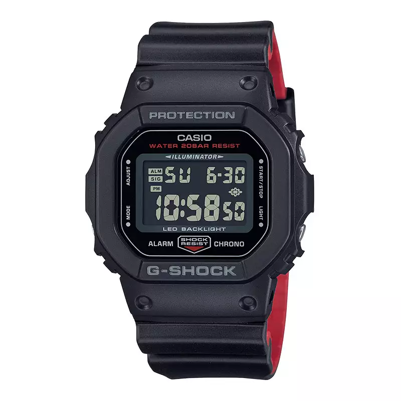 Jual Casio Jam Tangan Pria Casio G-Shock DW-5600UHR-1DR Men Digital ...