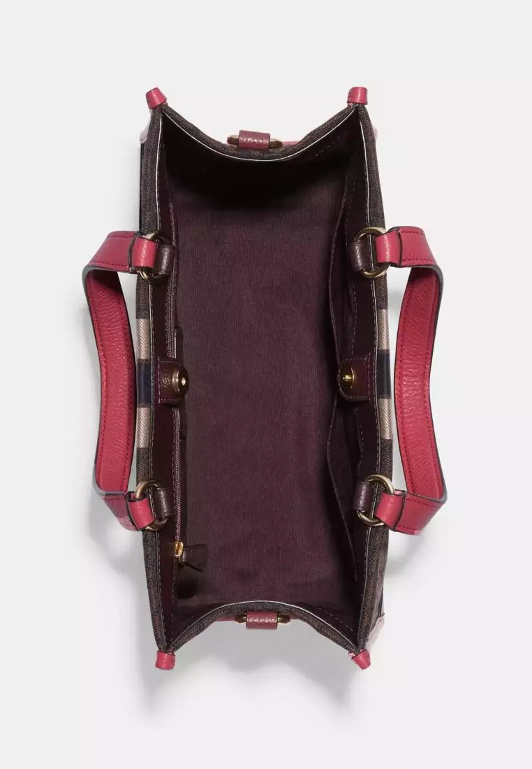 Jual Coach Coach Dempsey Carryall Bag In Signature Jacquard With Stripe ...