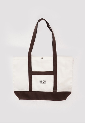 Buy Bocu Logo Twill Shopper Tote 2022 Online | ZALORA Philippines