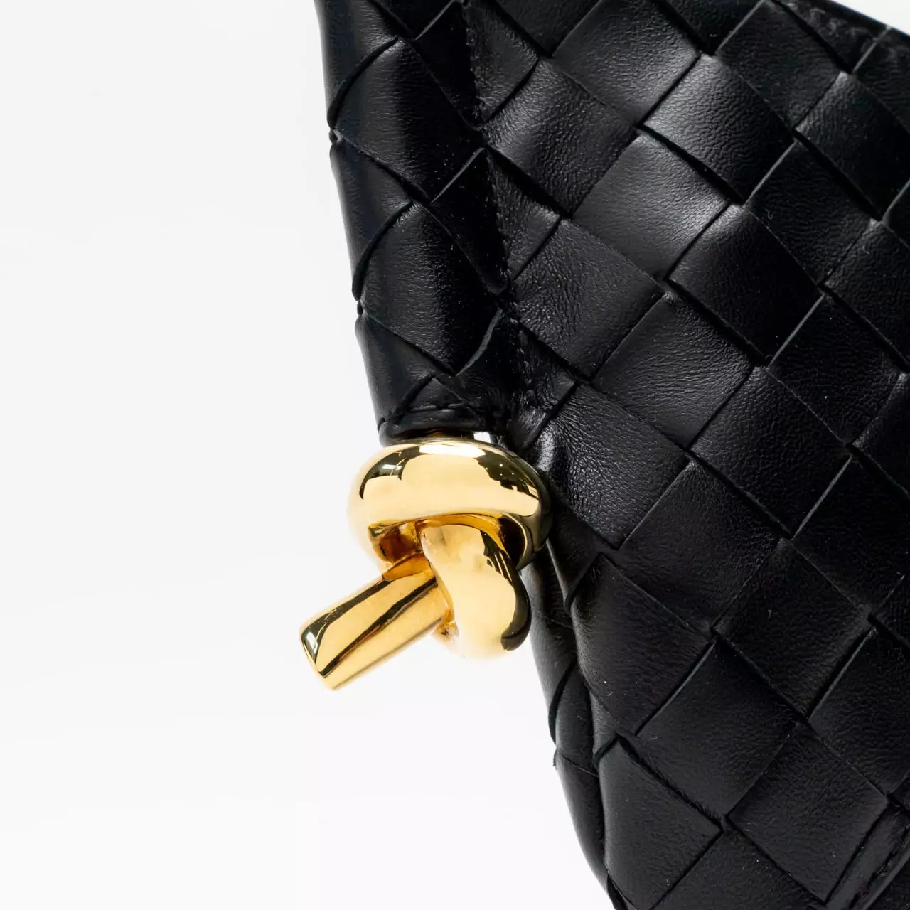 Jual BOTTEGA VENETA Mini Solstice Knot Detail Leather Shoulder Bag ...