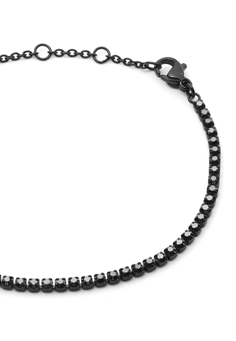 網上選購 Daniel Wellington Classic Tennis Bracelet Black - Unisex Bracelet ...