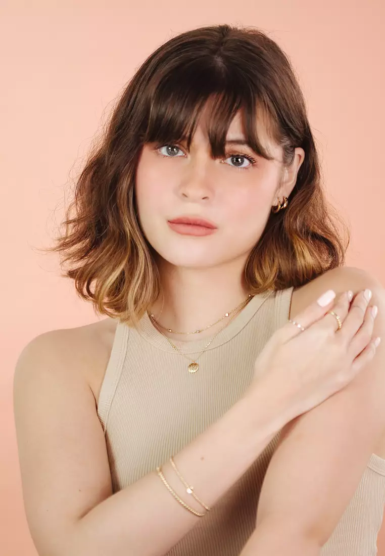 Buy Foundry Floating Necklace 14k Gold 2026 Online | ZALORA Philippines