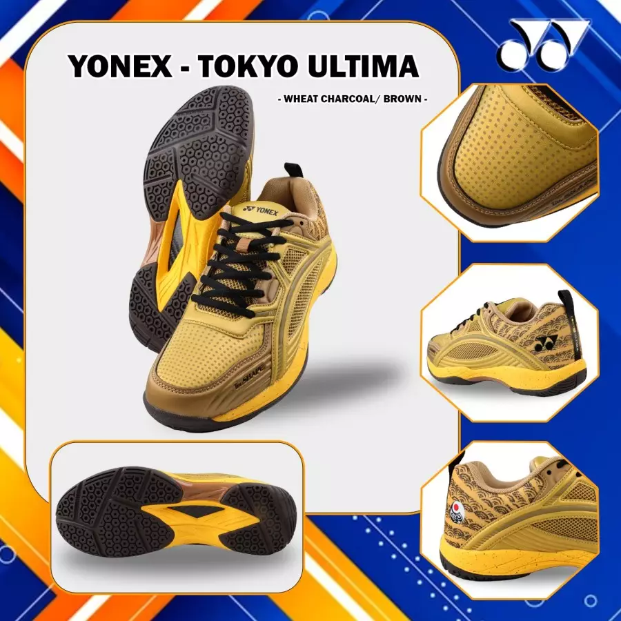 Jual Yonex Sepatu Badminton Shoes YONEX TOKYO ULTIMA - WHEAT CHARCOAL ...