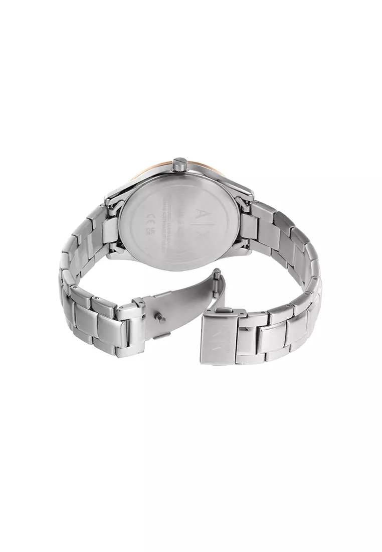 Buy Armani Exchange Dante Silver Stainless Steel Watch AX1870 2025 ...