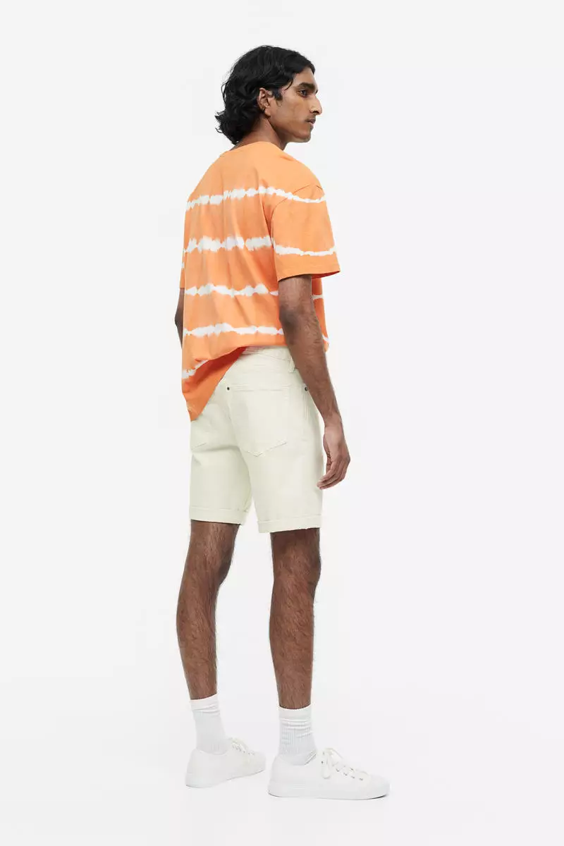 Buy H&M Slim Denim shorts Online | ZALORA Malaysia