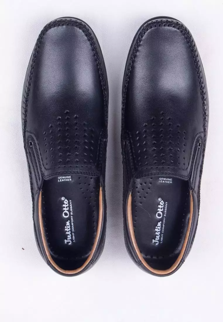 Jual Justin Otto Justin Otto sepatu Pria Mocassin sepatu Kulit art ...