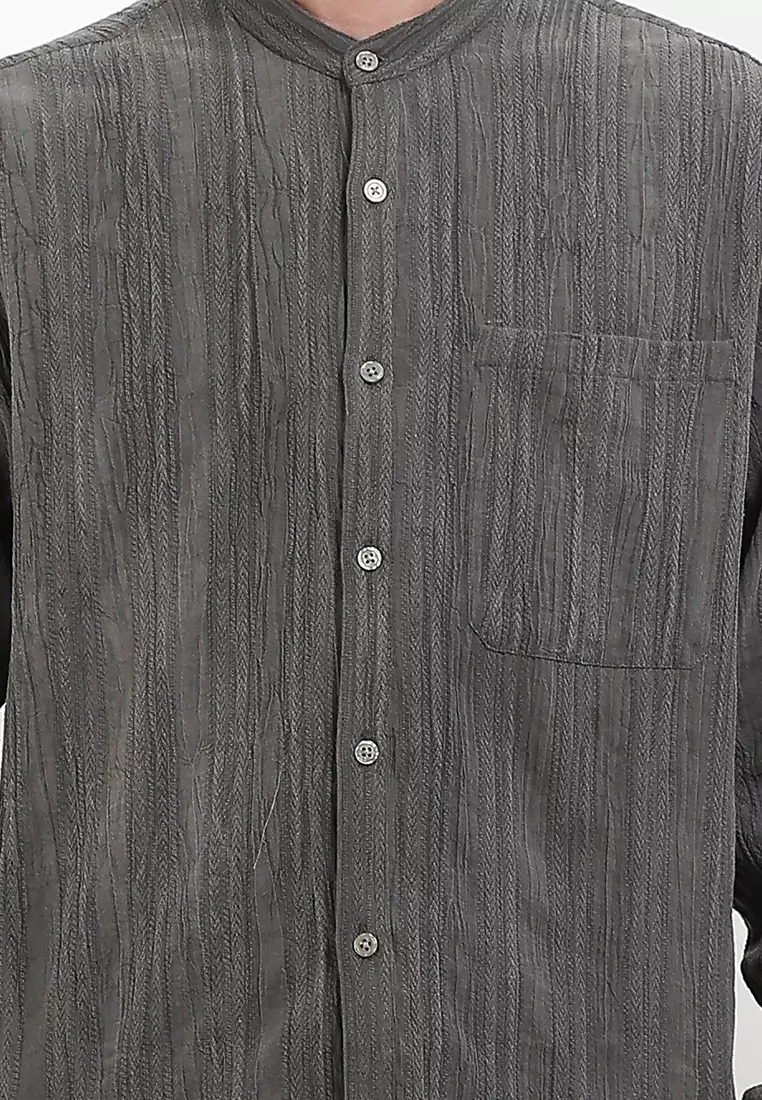 Jual Andrew Smith Kemeja Koko Tangan Panjang Original 2026 | ZALORA ...