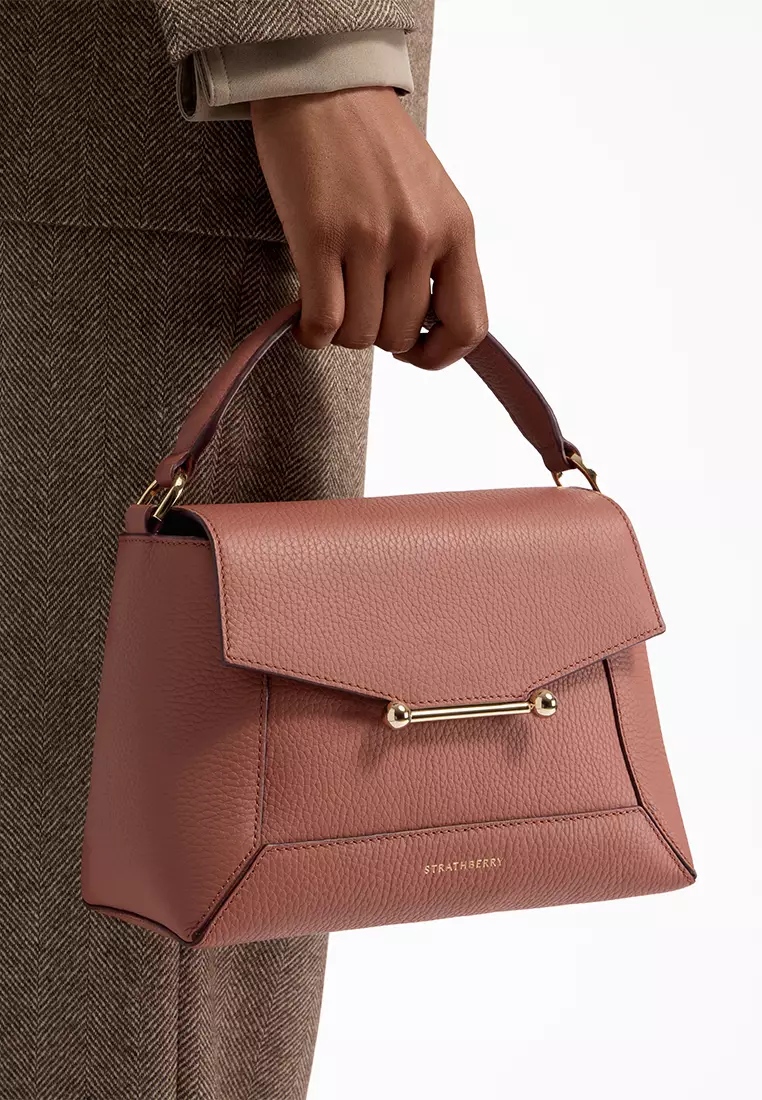 Jual Strathberry Mosaic Top Handle Crossbody Bag - Sienna Original 2025 ...