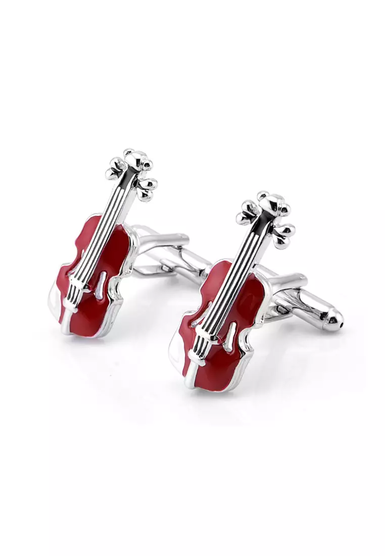 Buy Kings Collection Red Violin Cufflinks (PHKC10036a) Online | ZALORA ...