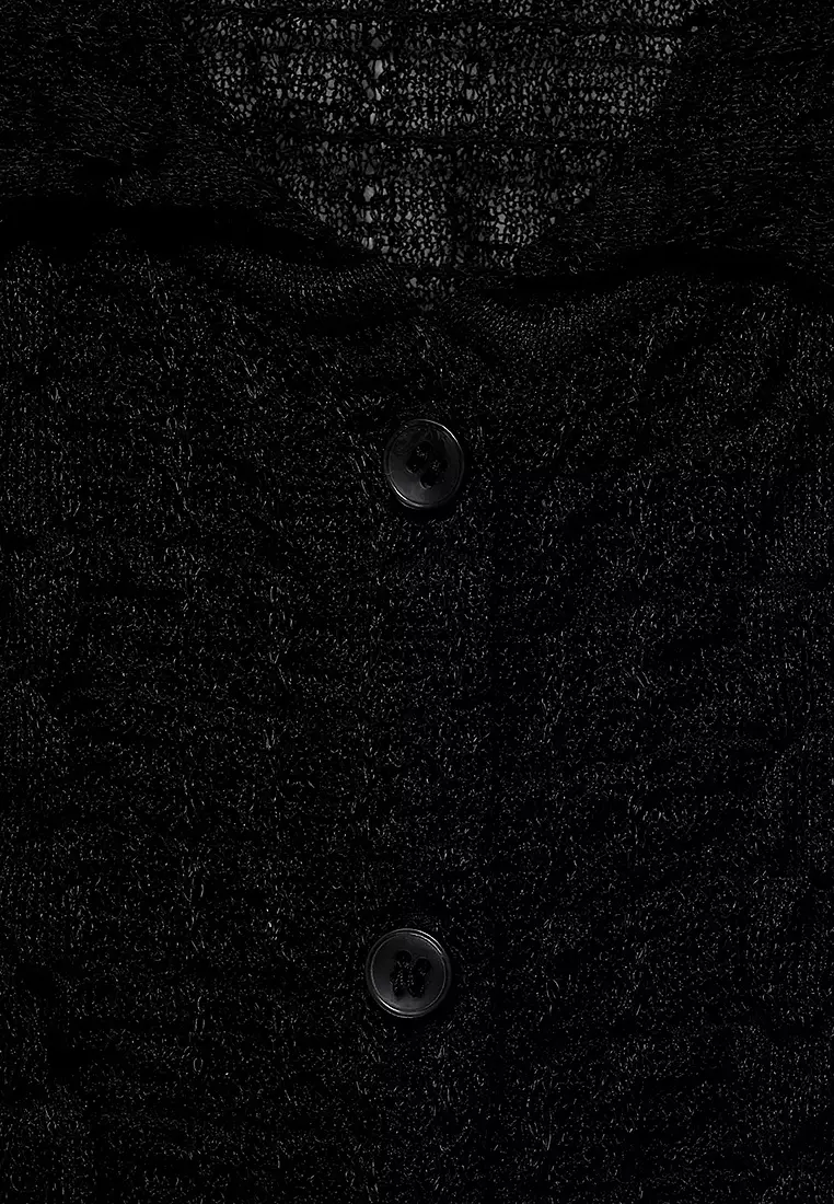 Buy Mango Textured Polo Neck Cardigan 2025 Online | ZALORA Philippines