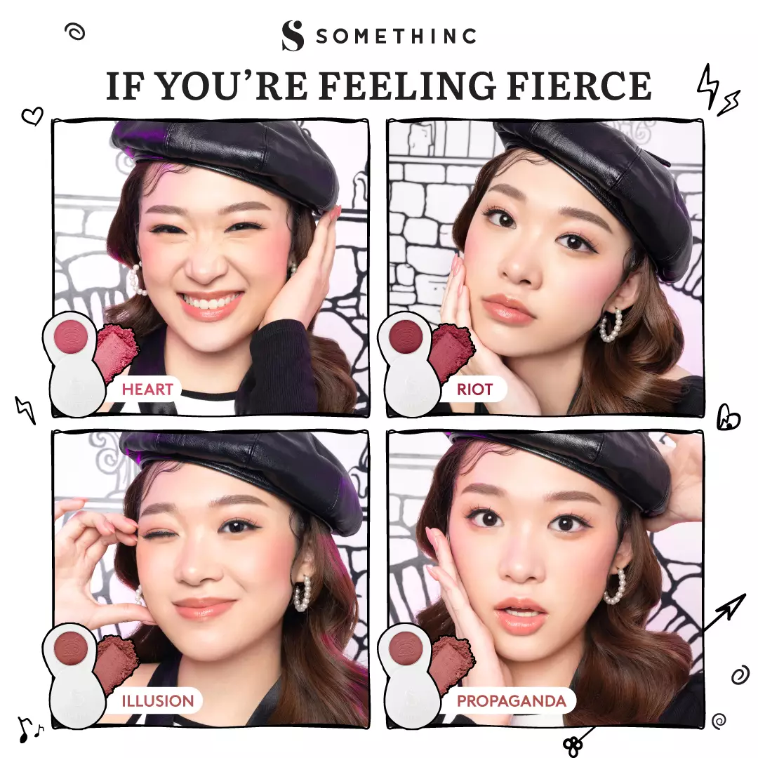 Jual SOMETHINC SOMETHINC Mademoiselle Soft Focus Powder Blush - Illusion Original 2023 | ZALORA ...