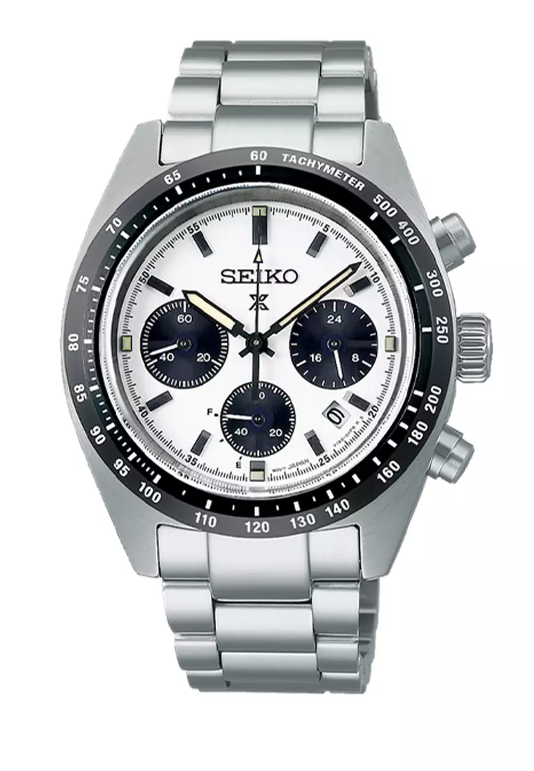 Jual Seiko Seiko Prospex SSC813P1 Solar Men White Dial Silver Stainless ...