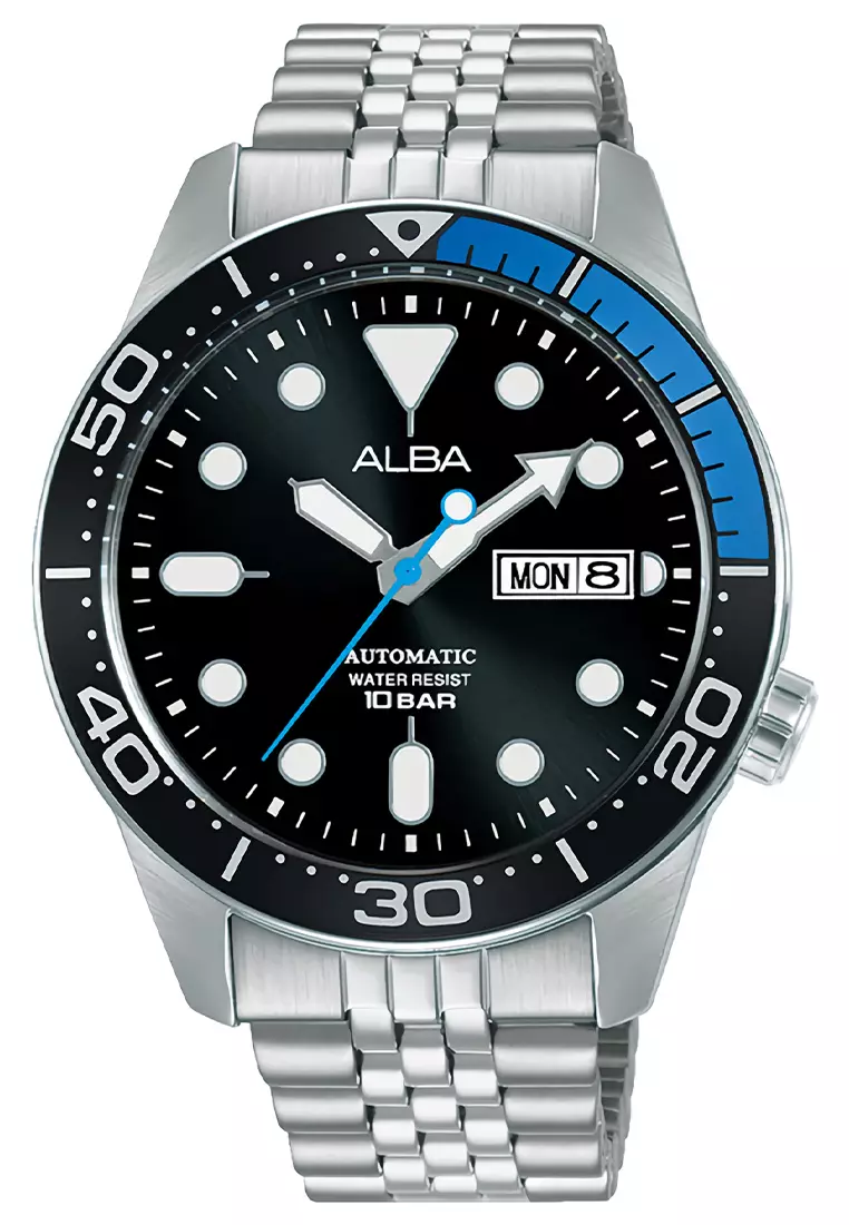 Jual Alba Alba - Jam Tangan Automatic Pria - Silver - Stainless Steel ...