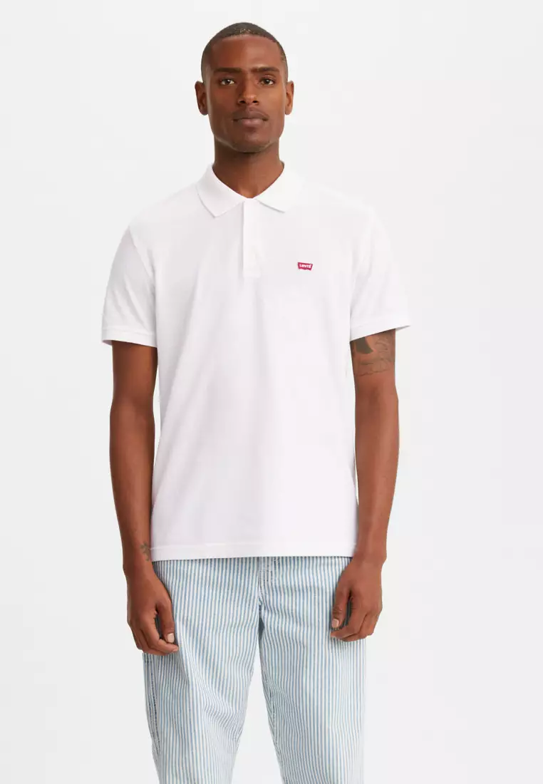 Jual Levi's Levi's New Levis Housemark Polo White + (35883-0003 ...