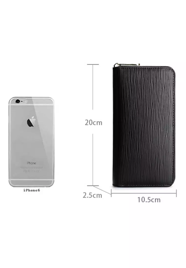 Buy ZITIQUE Pressure double folding long wallet 2025 Online | ZALORA