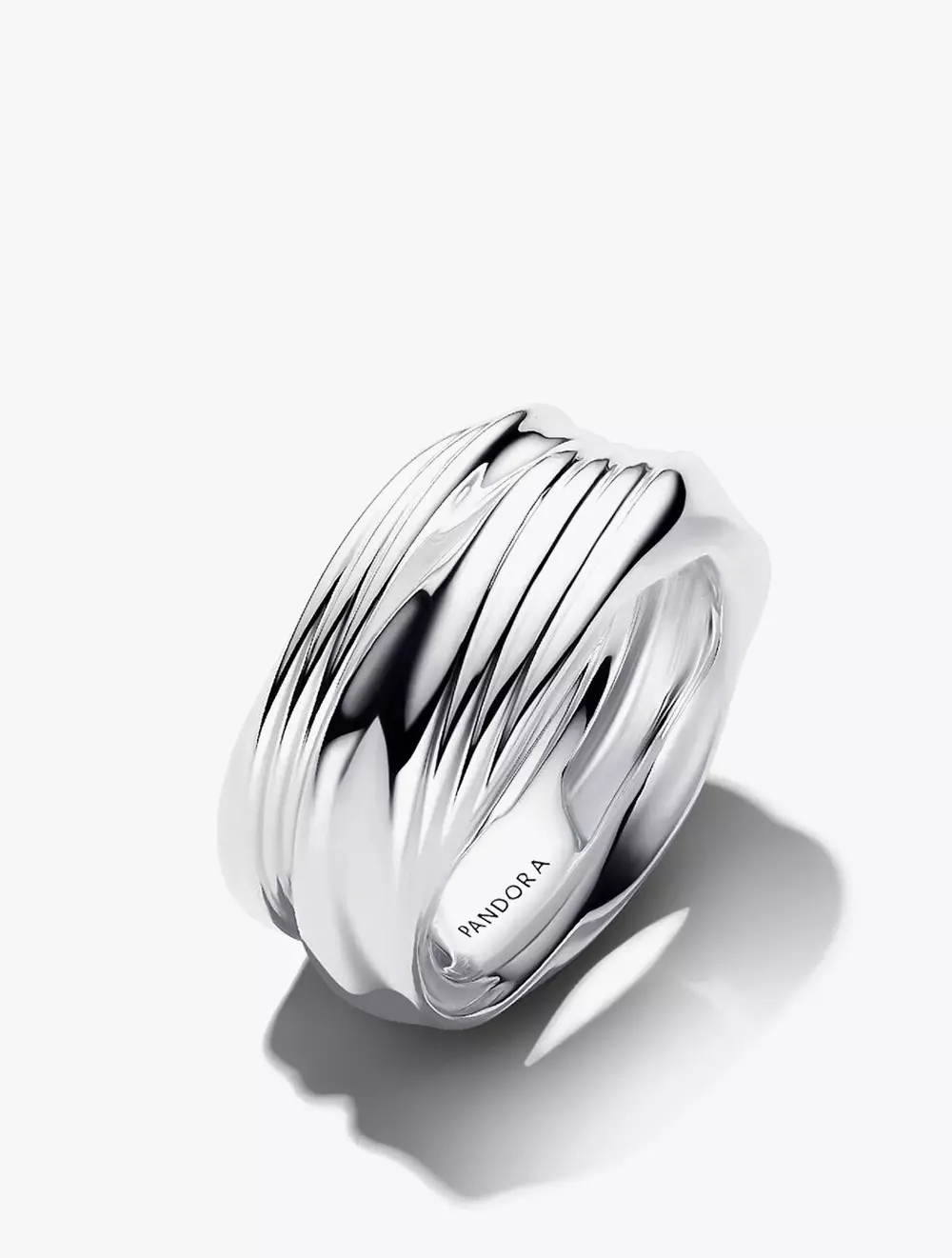 Jual PANDORA Twisted Double Ring - 54 - Silver Original 2025 | ZALORA ...