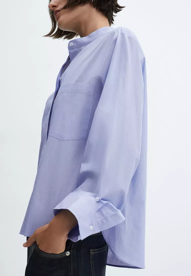 Buy Mango Buttoned Cotton Shirt 2024 Online Zalora Singapore