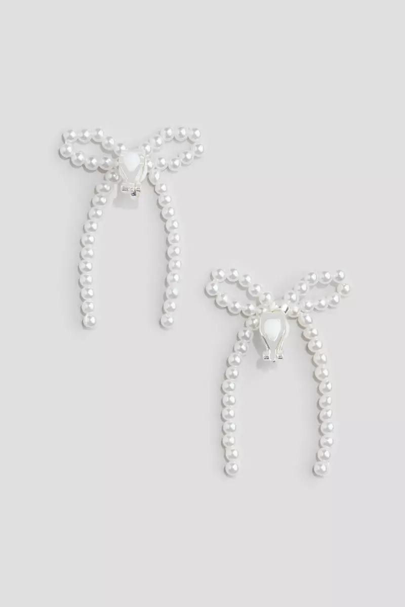 Buy H&M Bow-shaped clip earrings Online | ZALORA Malaysia
