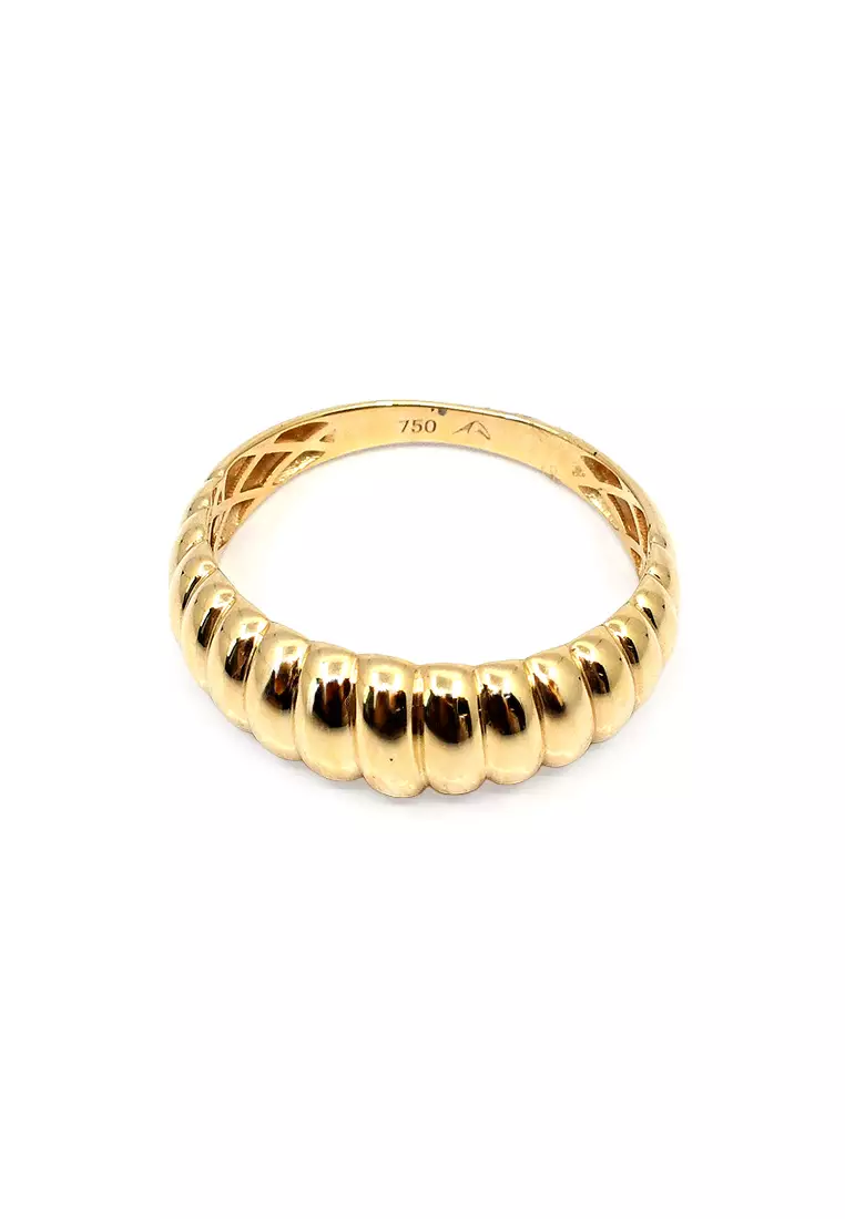 Buy CEBUANA LHUILLIER JEWELRY 18K Italian Made Yellow Gold Lady Ring ...
