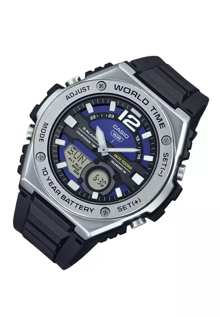 Buy Casio Digital Analog Watch Mwq 100 2a 2025 Online Zalora Philippines